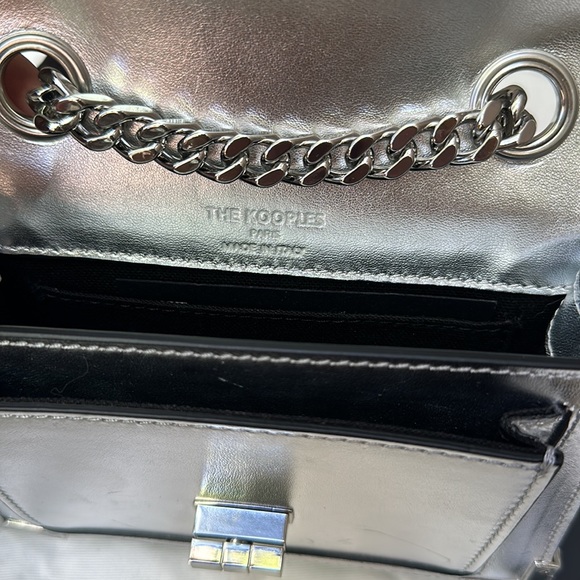 The Kooples | Bags | Nwt The Kooples Nano Emily Bag In Silver Leather ...